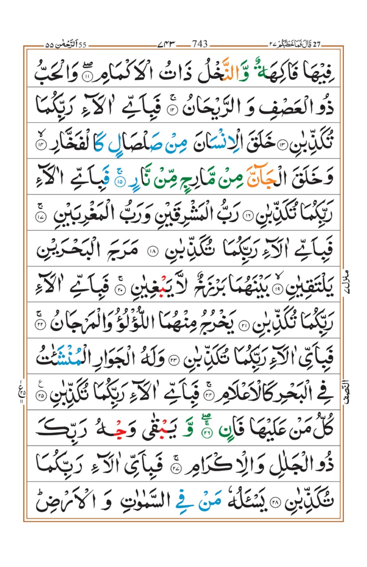 [55] Surah Rahman | Surah Rahman PDF - Deen-o-Iman