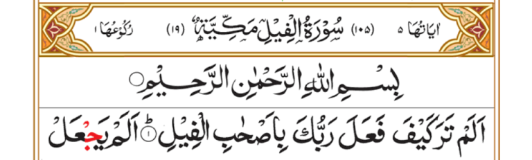 [105] Surah Feel | Surah Feel in English - Deen-o-Iman